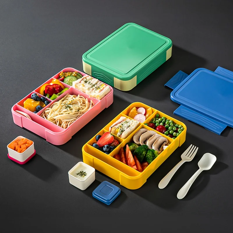 Boxes-Kids-Student-Work-Boxes-Compartments-Salad-In-For-Bento-Microwave ...