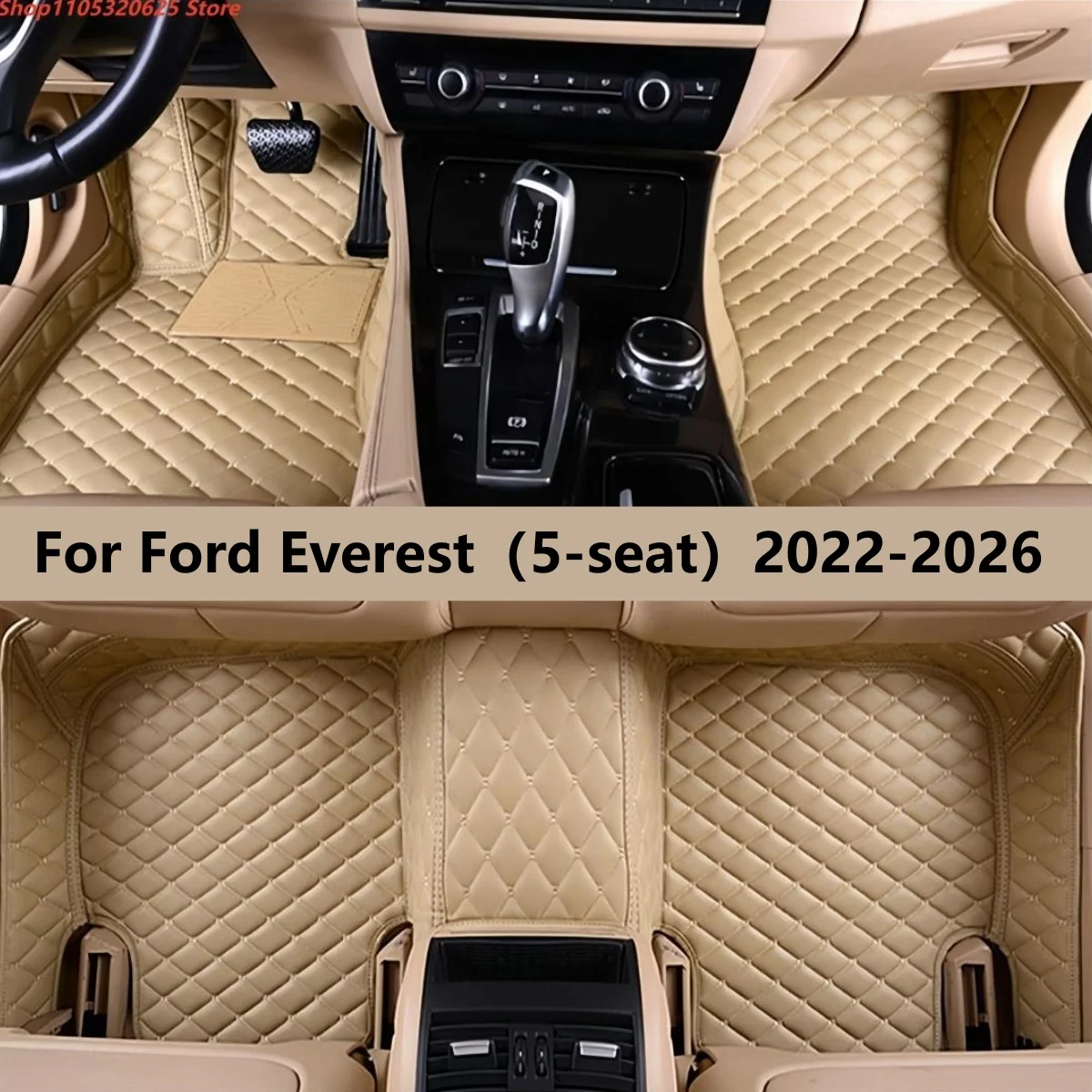 Car Floor Mats For Ford Everest（5-seat）2022 2023 2024 2025 2026 Floor ...