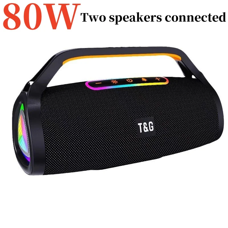 TG-417-Portable-Waterproof-40W-High-Power-Bluetooth-Speakers-RGB-Color ...