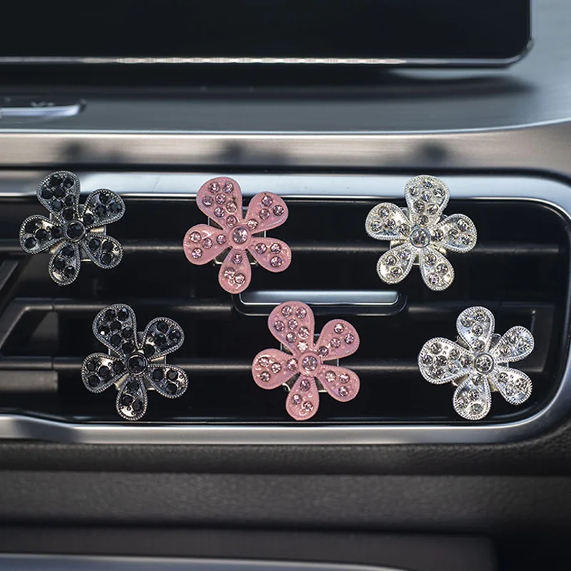 Car-Air-Freshener-Diffuser-Charms-Car-Interior-Decor-Rhinestone-Diamond ...