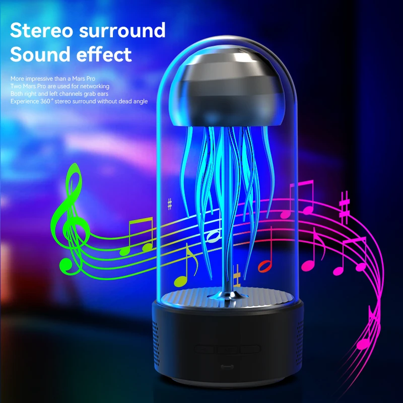 Mobile-Mechanical-Jellyfish-Bluetooth-Mini-Creative-Speaker-Home ...