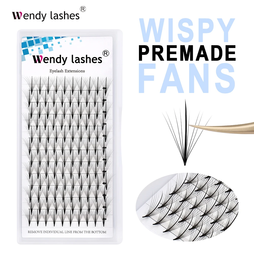 Wendy Lashes Wispy Premade Fan Volume Fans 9D Faux Mink Lash Individual ...