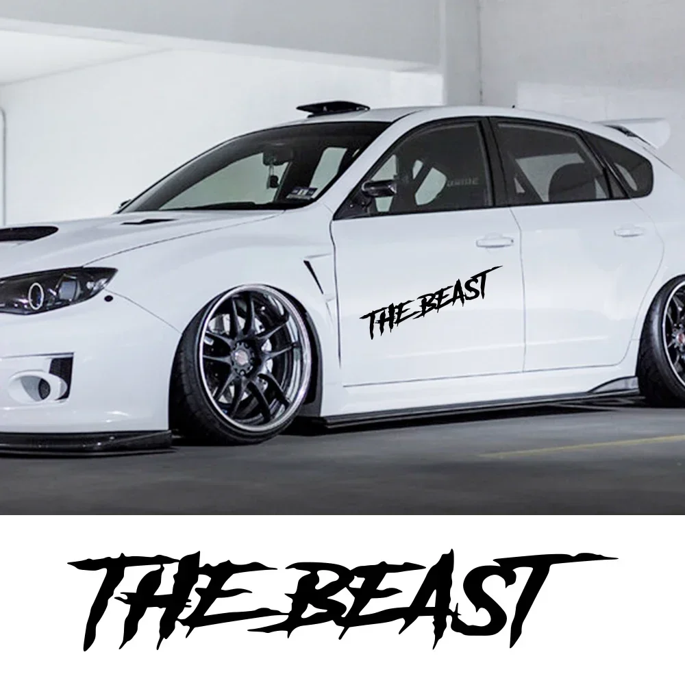 Car-Door-Side-Stickers-The-Beast-Personality-Styling-Auto-Rear ...