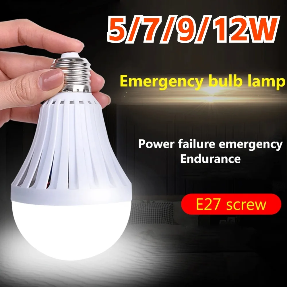5-7-9-12W-Emergency-Bulb-Light-Household-E27-LED-Tent-Lantern-Energy ...