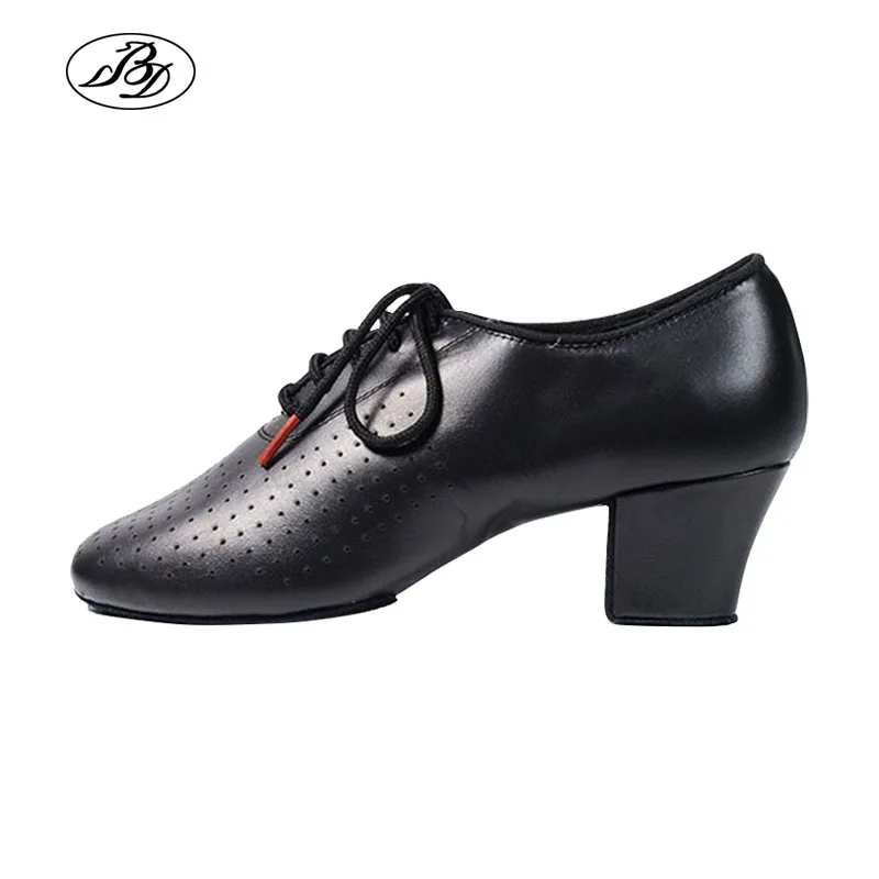 BD-Dance-Women-Ballroom-Shoes-Genuine-Leather-Teaching-Shoes-Ladies ...