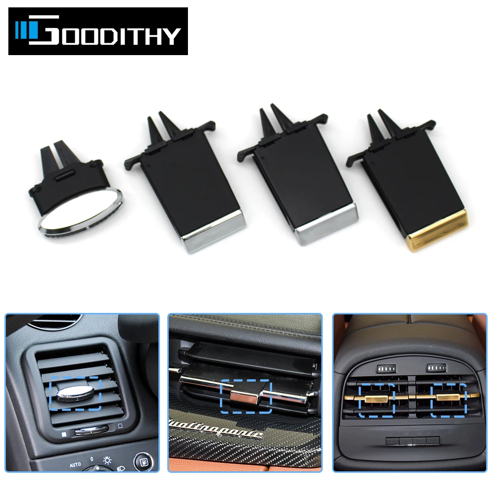 Car-Front-Rear-Air-Conditioning-AC-Vent-Grille-Ventilation-Clip-Slider ...