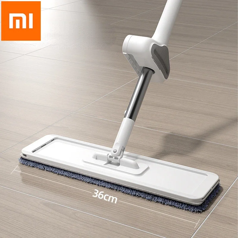 Xiaomi-Mijia-New-Mop-with-Squeezer-Microfiber-Mop-Adjustable-Mop-360 ...