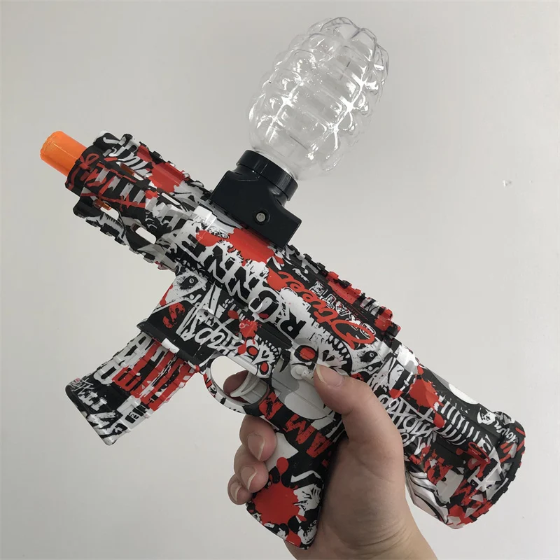 Electric-Automate-High-speed-M416-Gel-Ball-Toy-Gun-Burst-Orange-Plug ...