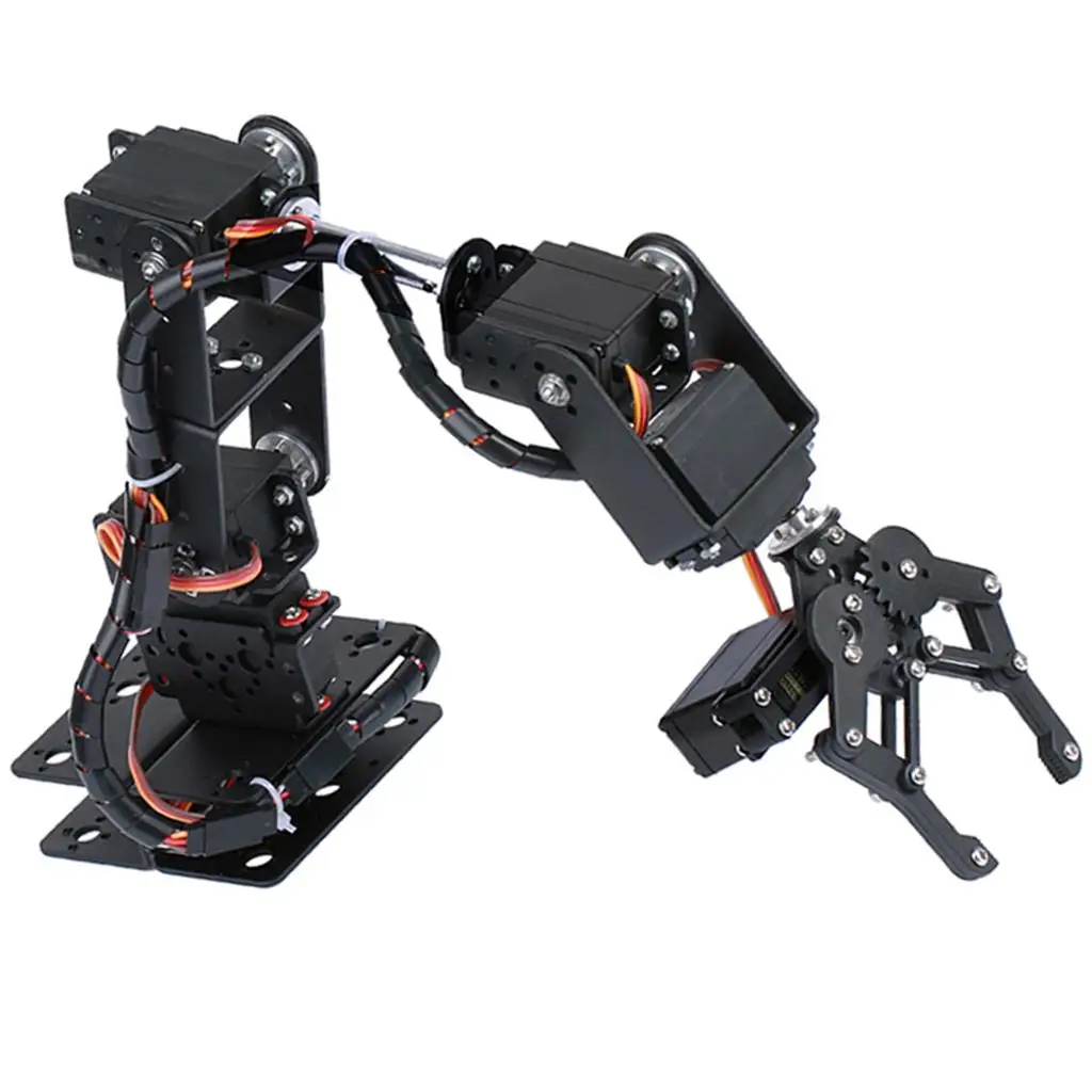 6DOF Aluminium Robot Arm Mechanical Robotic Clamp Claw Kits for ...