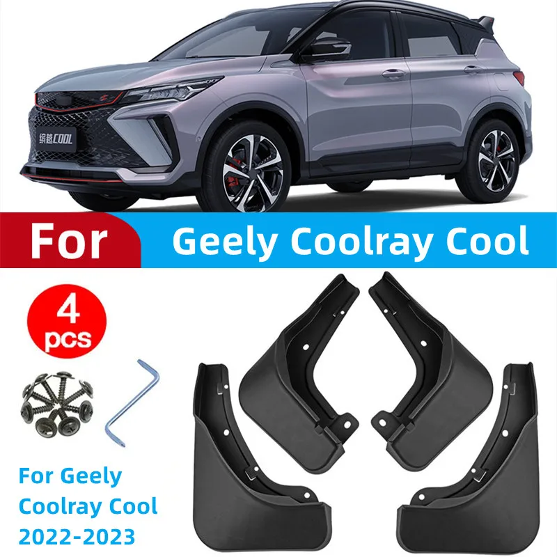 4pcs-Mudguards-For-Geely-Coolray-Cool-2022-2023-Mud-Flaps-Splash-Guards ...