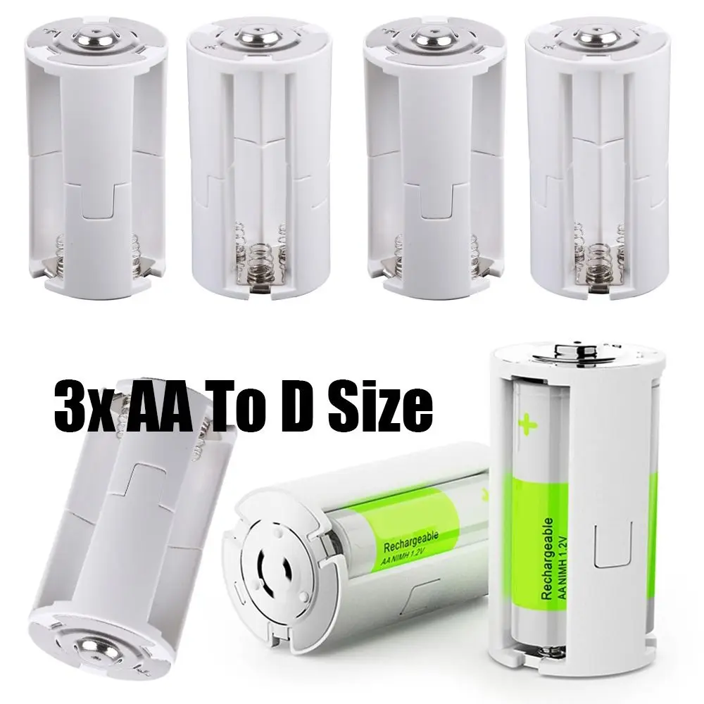 4PCS-Plastic-Holder-Parallel-Batteries-Adapter-Switcher-Adaptor-Case-3x ...