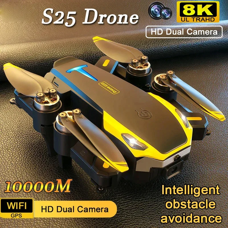 New-S25-Drone-8K-Professional-HD-Dual-Camera-Wide-Angle-Optical-Flow ...
