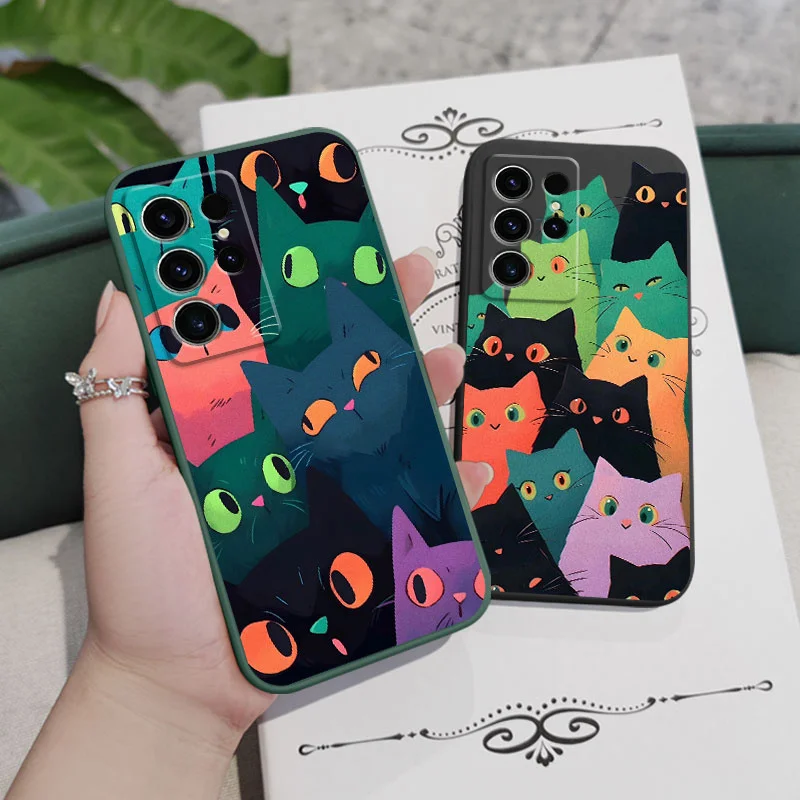 Colorful-Cat-Phone-Case-For-Samsung-Galaxy-S24-S23-S22-S21-S20-S10-S10e-Ultra-Plus.jpg