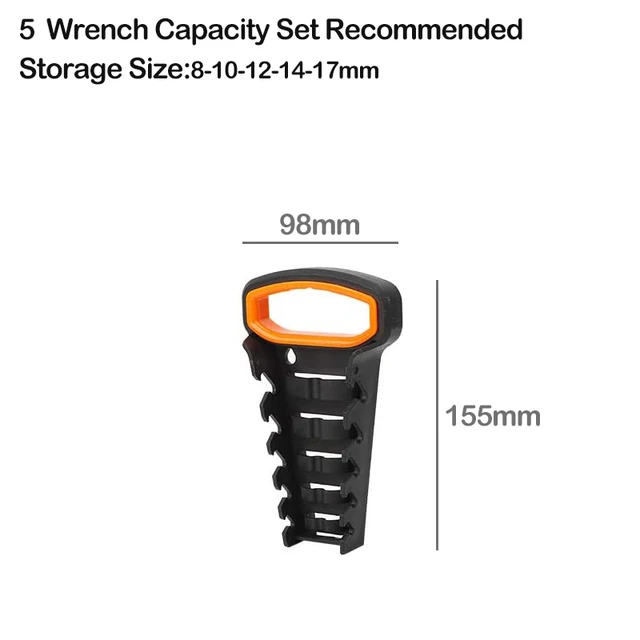 Wrench Organizer Tray Tool Storage Rack Sorter Holder Plastic Socket ...