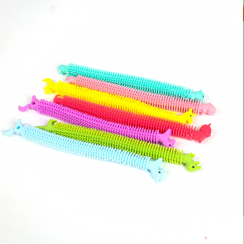 Worm Noodle Stretch String TPR Rope Anti Stress Toys String Fidget ...