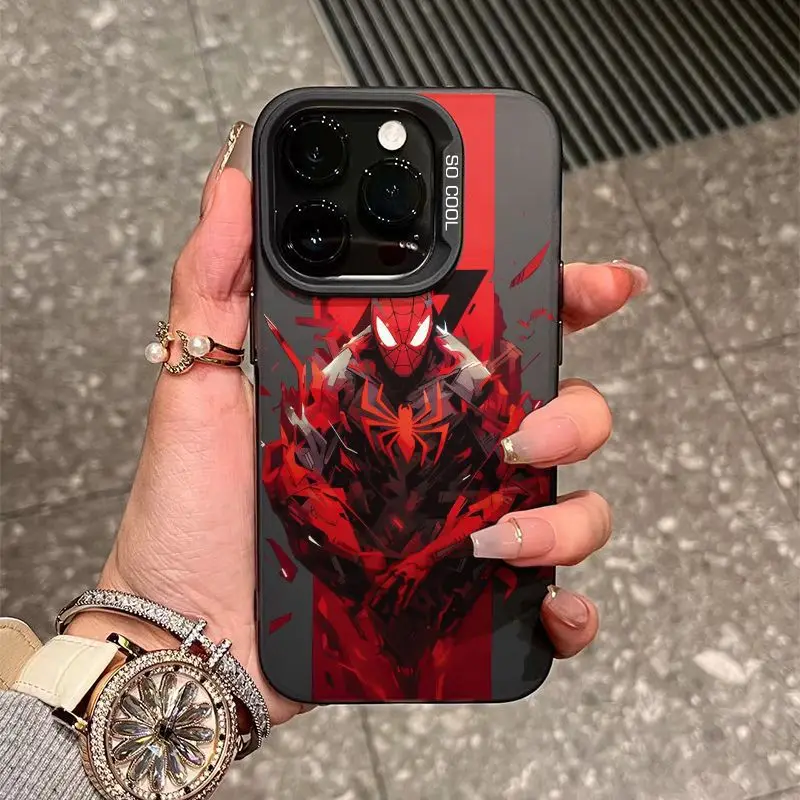 Marvel-Dazzling-Cool-Invincible-SpiderMan-Phone-Case-para-Samsung ...