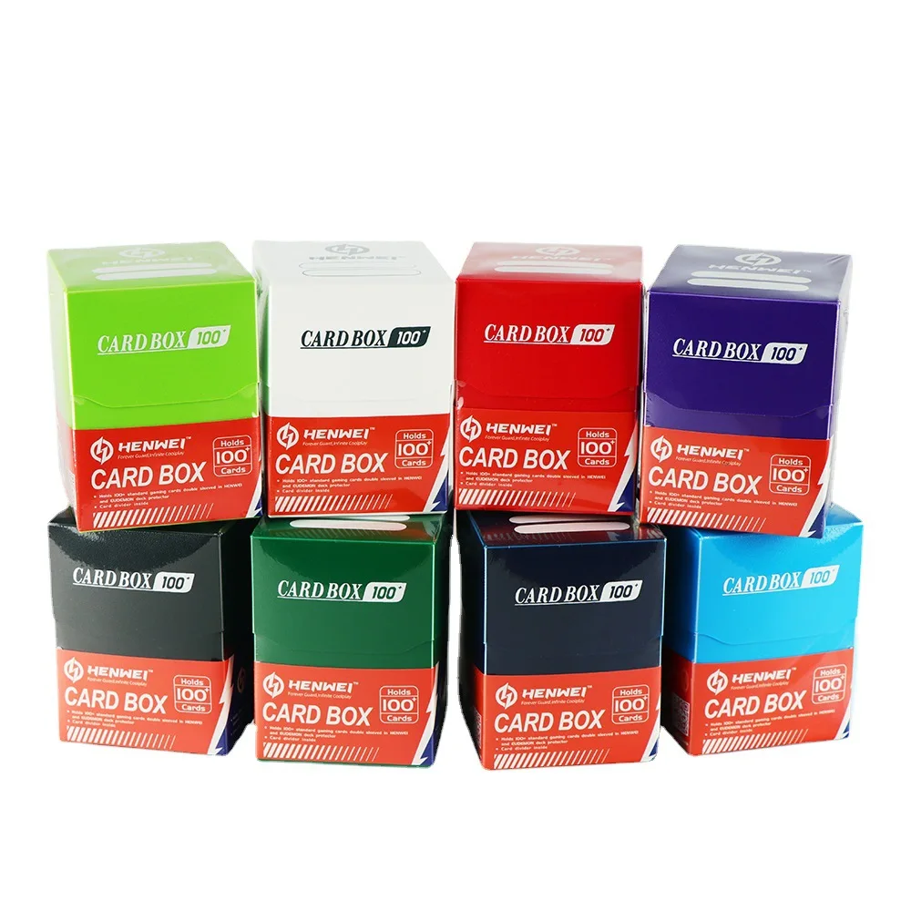 100+ Cards Deck Box Board Games Tcg Cards Deck Case Storage Box For ...