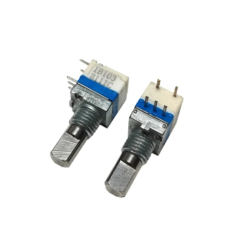 2pcs-CTR-potentiometer-09-with-Rotary-switch-B10K-potentiometer-5-pins ...