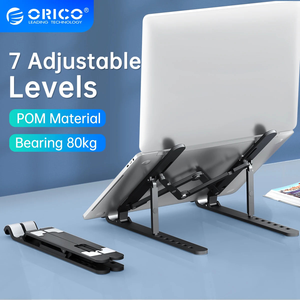 Orico Portable Laptop Stand Riser Foldable Adjustable Notebook Holder ...