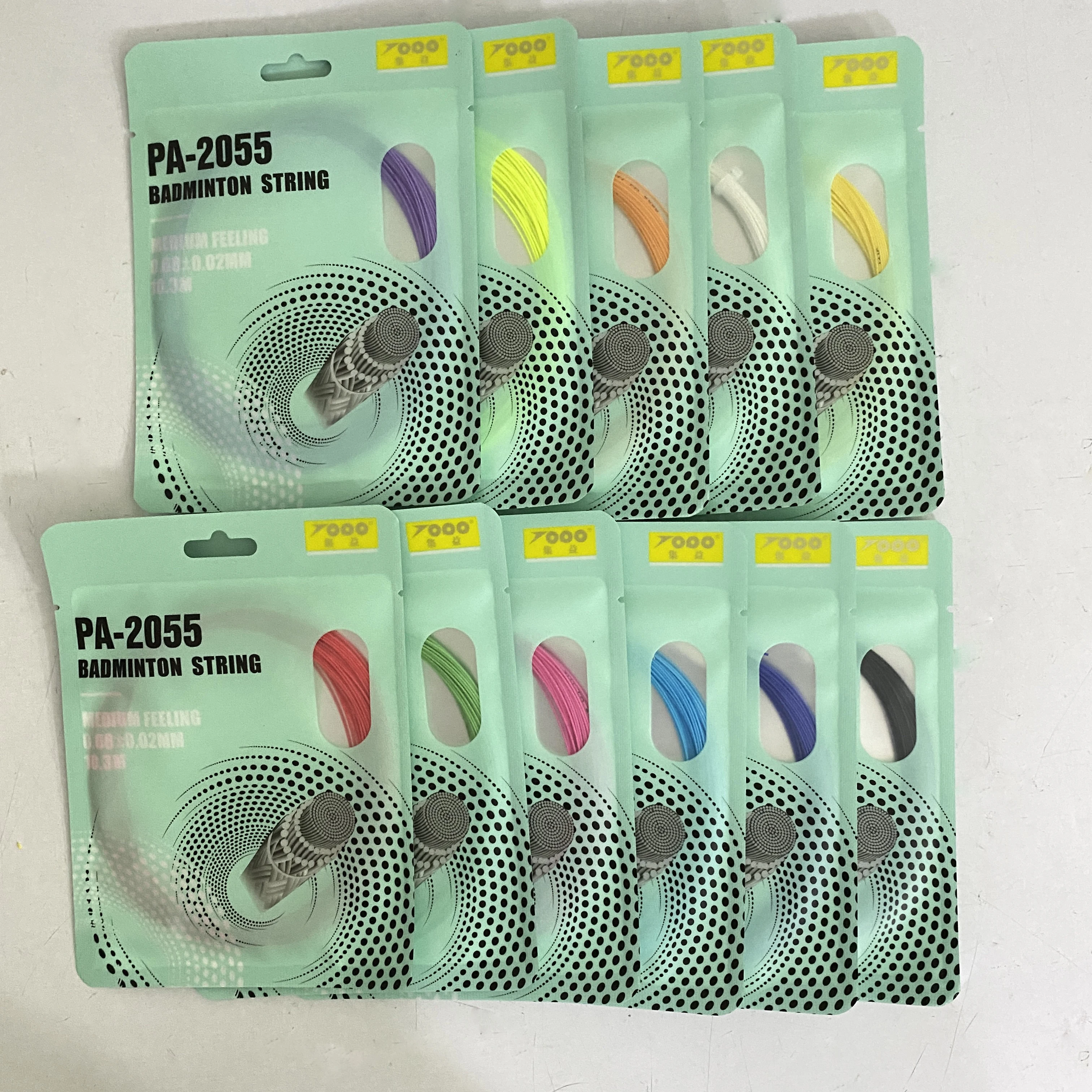 10pcs-lot-TOPO-PA2055-Badminton-String-Badminton-Racket-String-BG66 ...