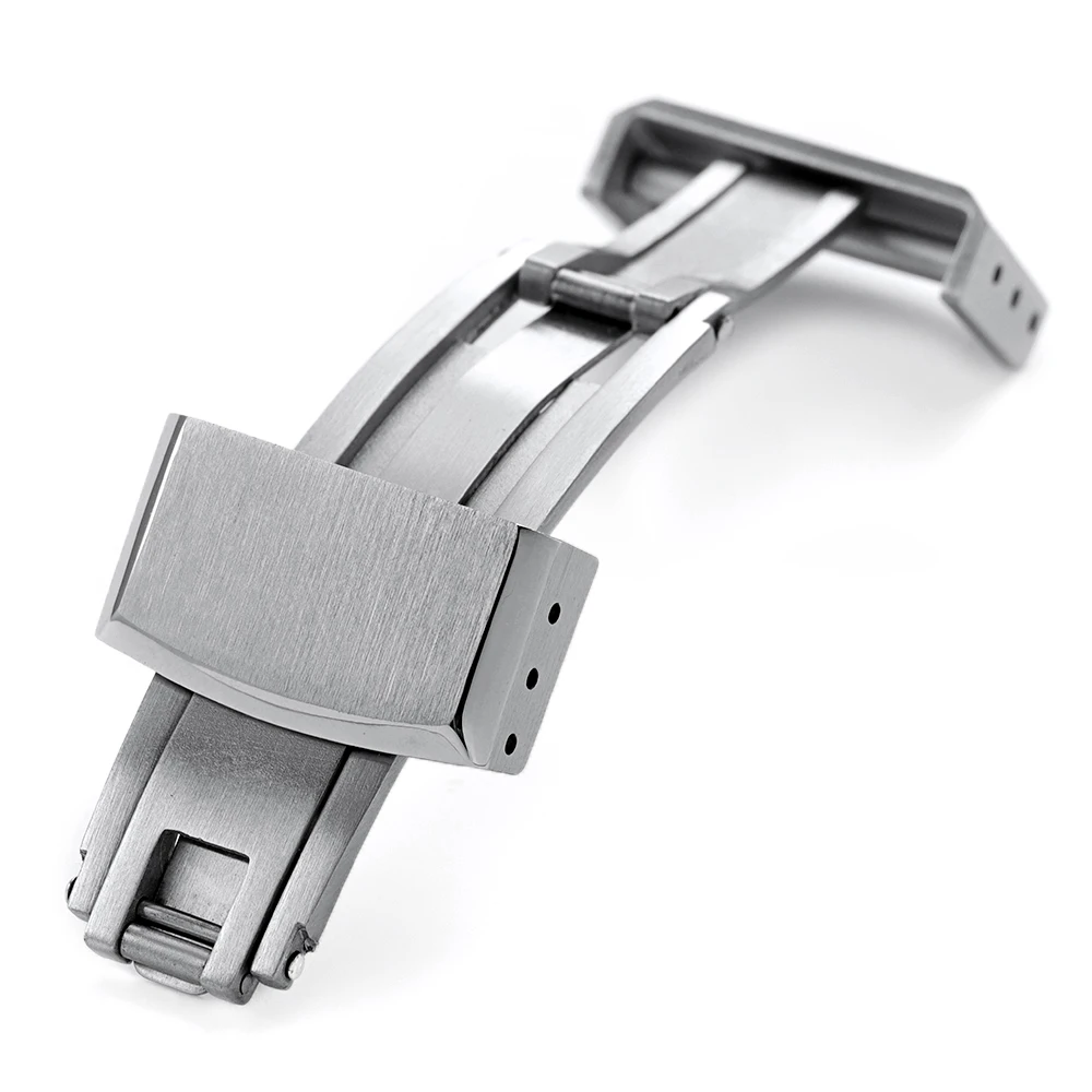 16mm 18mm 20mm Buckle for Seiko Watch Double Click Butterfly Clasp ...