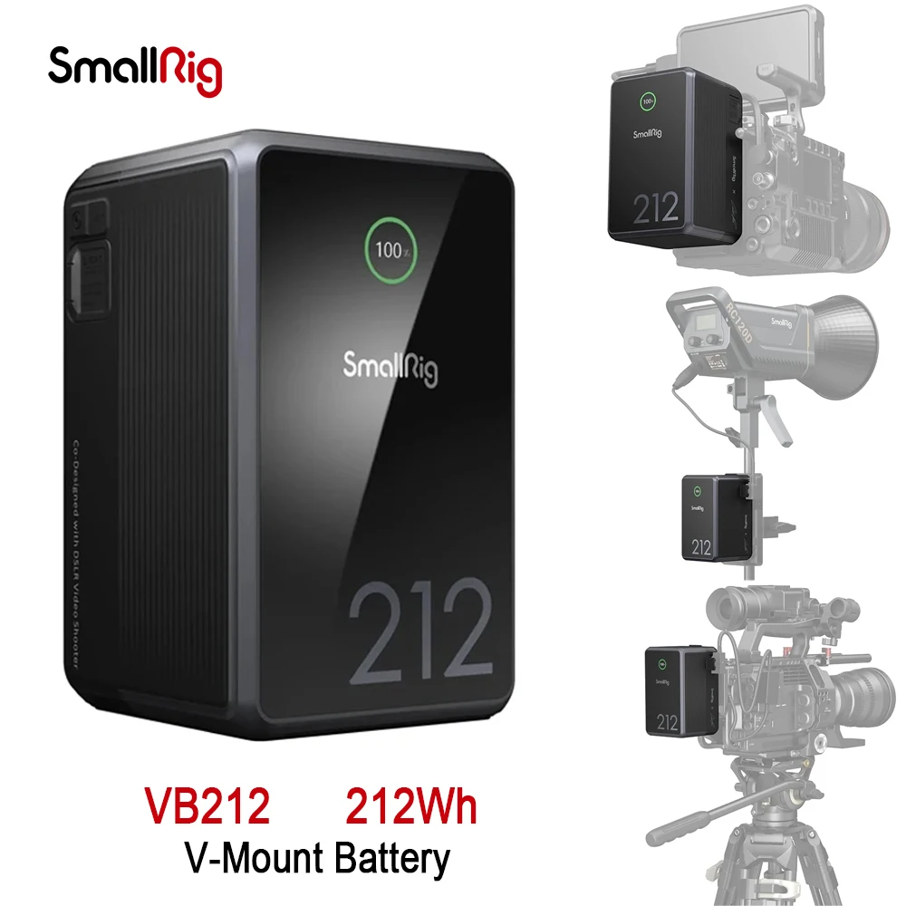 SmallRig-VB212-212Wh-Mini-V-Mount-Battery-140W-Fast-Charging-High ...
