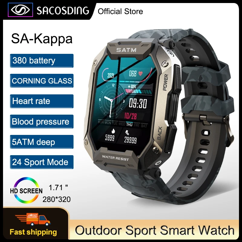 New-5ATM-IP69K-Men-Military-Waterproof-Smartwatch-1-71-Inch-HD ...