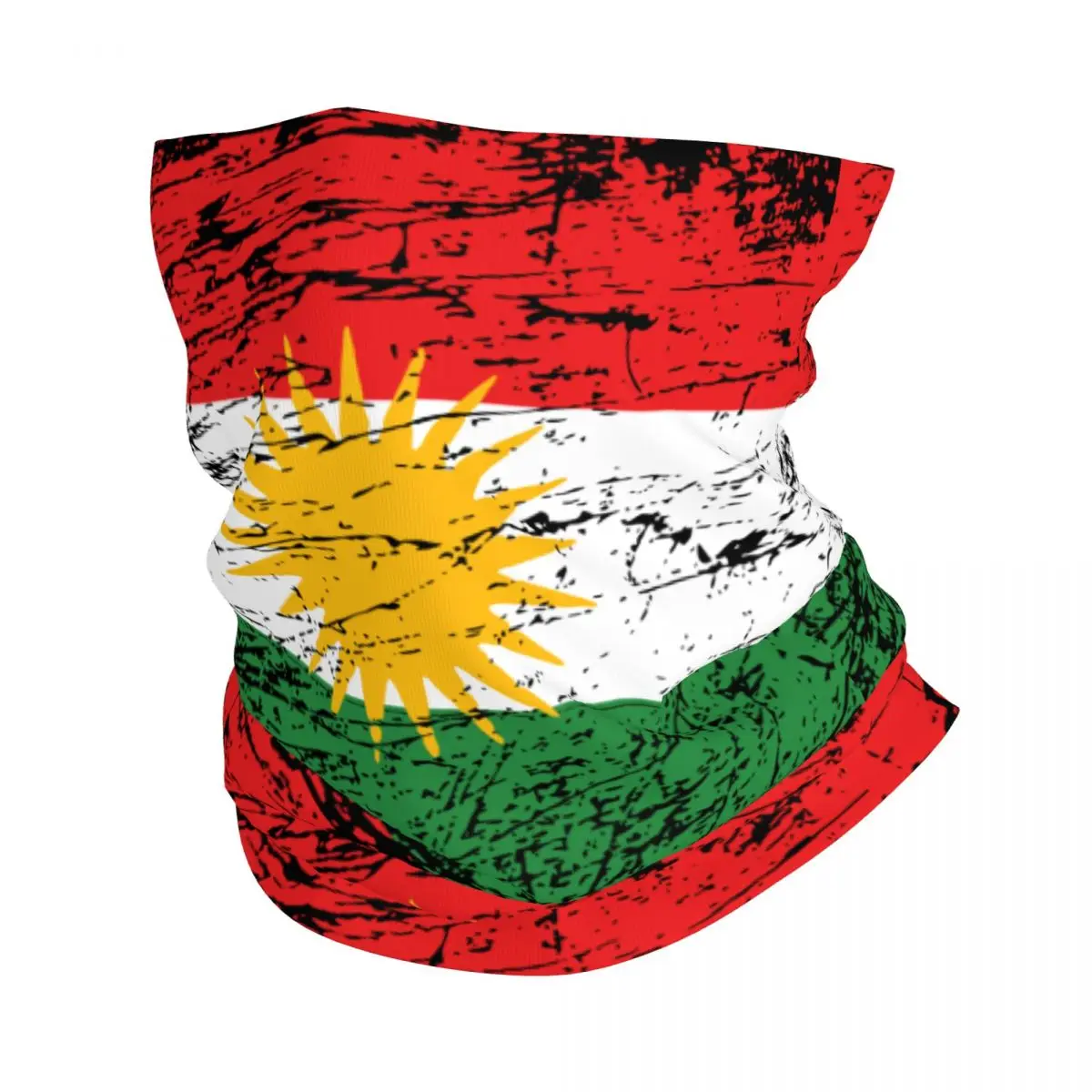 Kurdistan Kurdish Flag Bandana Neck Cover Printed Wrap Scarf ...