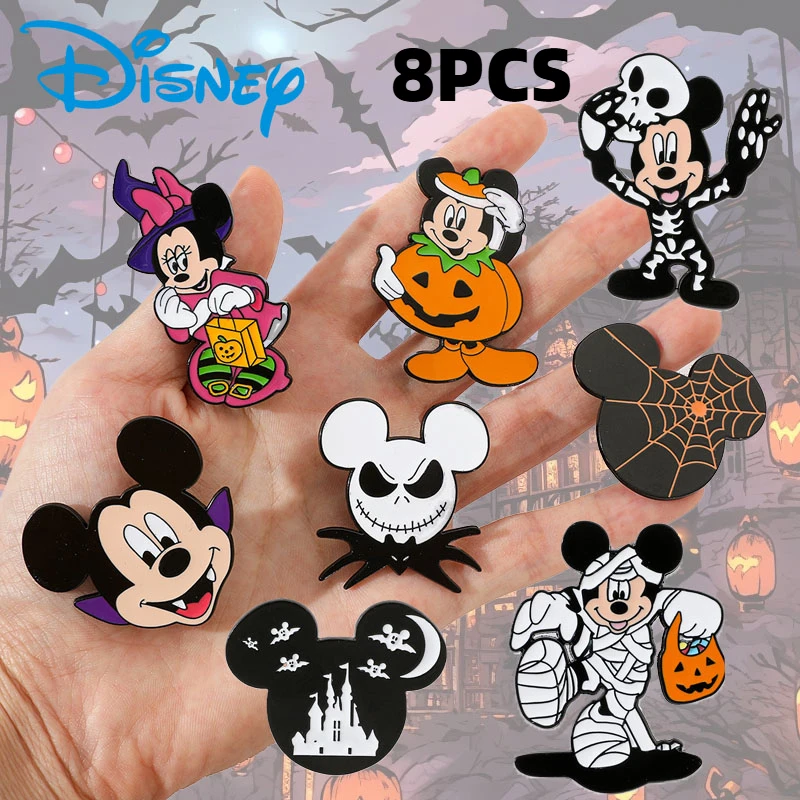 Broche-de-Mickey-Mouse-de-dibujos-animados-de-Disney-insignia-de-Metal ...