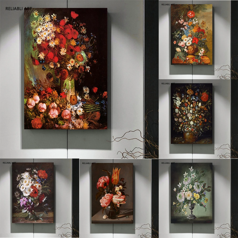 Poppy Flower Painting Vincent Van Gogh