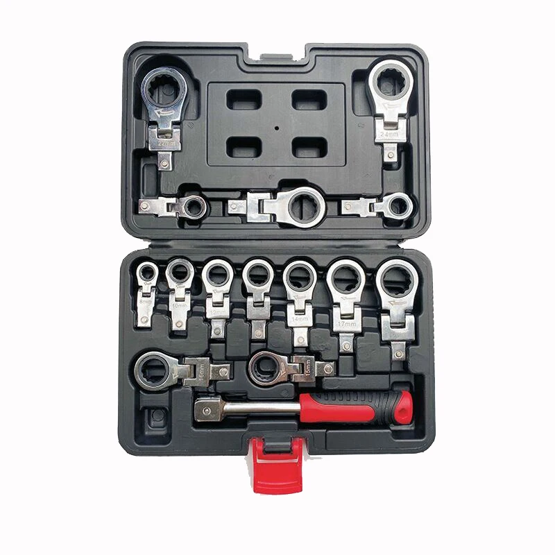 Ratchet Wrench Shaking Spanner Head Interchangeable Combination Set ...