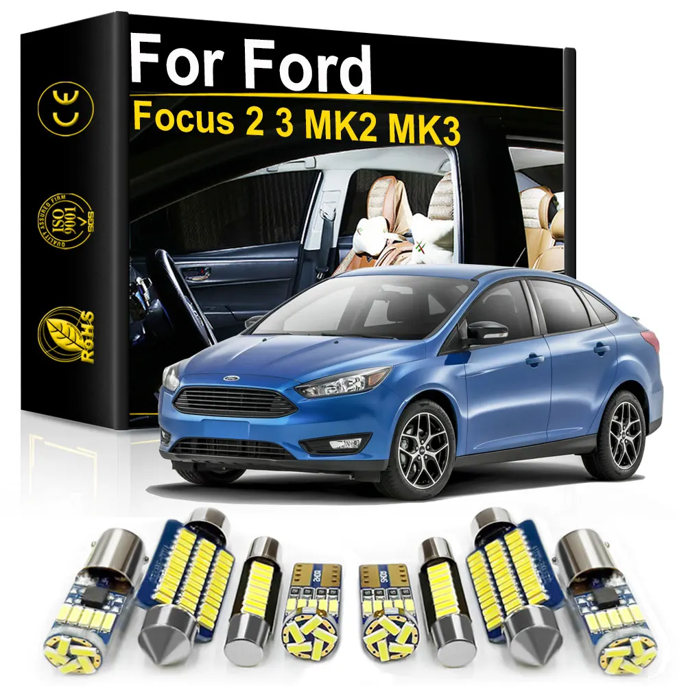 LED-Interior-Light-Kit-For-Ford-Focus-MK1-MK2-MK3-MK4-2000-2005-2008 ...