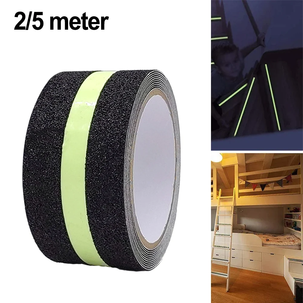 5CM-X-5-2M-Anti-Slip-Traction-Tape-Glow-In-Dark-Green-Stripe-Friction ...