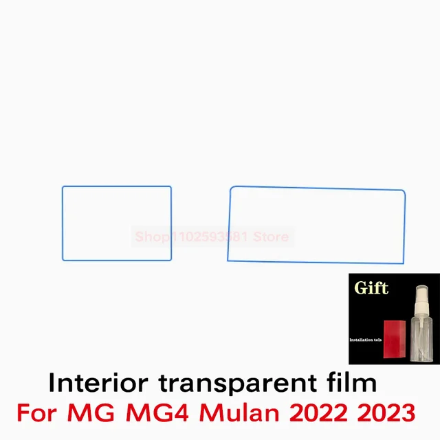 For MG MG4 Mulan 2022 2023 Gear Panel Dashboard Navigation Automotive Interior Screen Protective ...