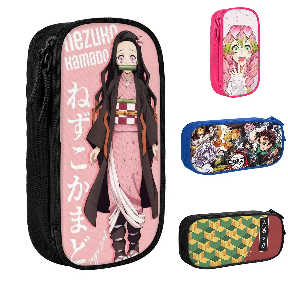 Lovely-Kamado-Nezuko-Demon-Slayer-Pencil-Cases-Anime-Pencilcases-Pen ...
