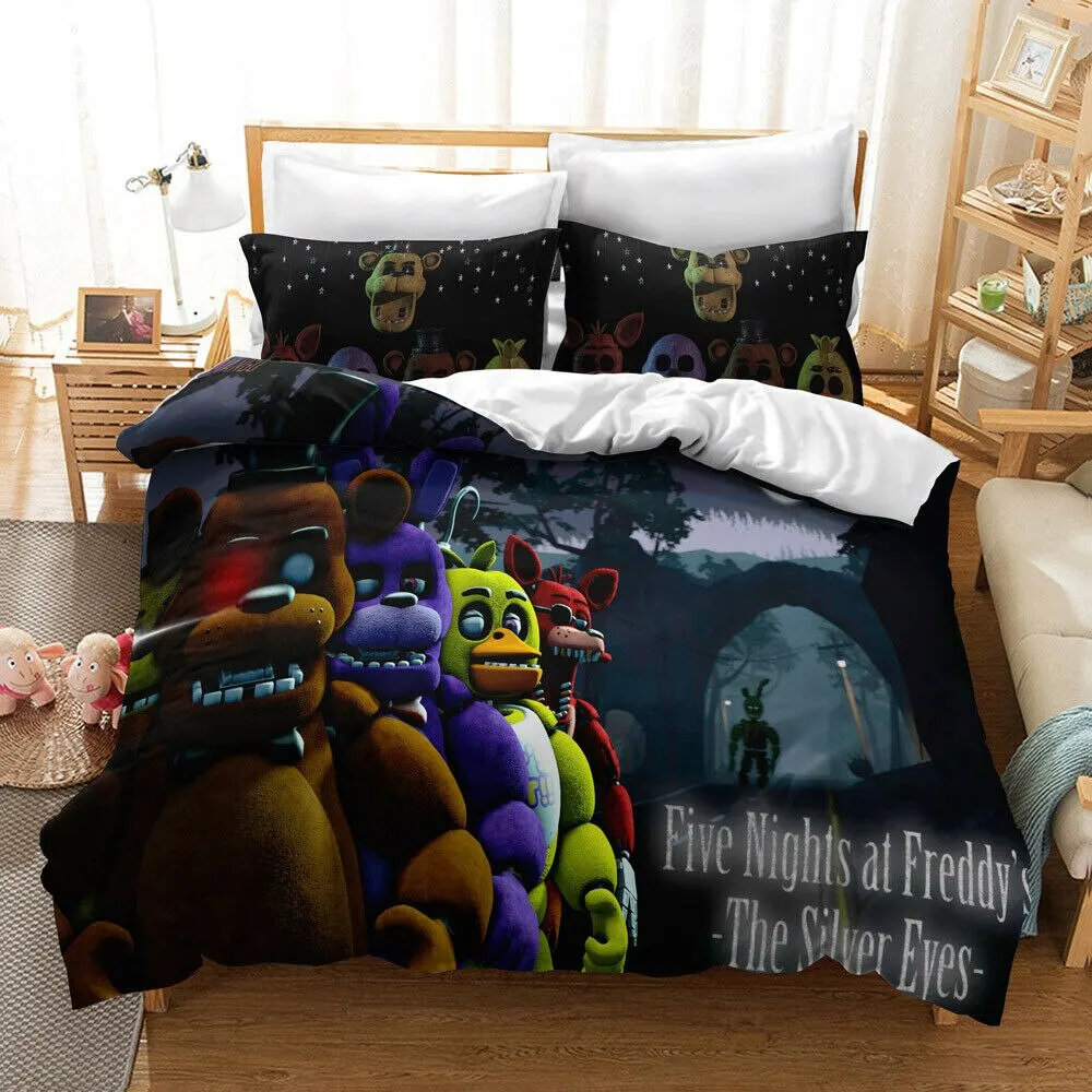 Five-Night-At-Freddy-Bedding-Set-Boys-Girls-Twin-Queen-Size-Duvet-Cover ...
