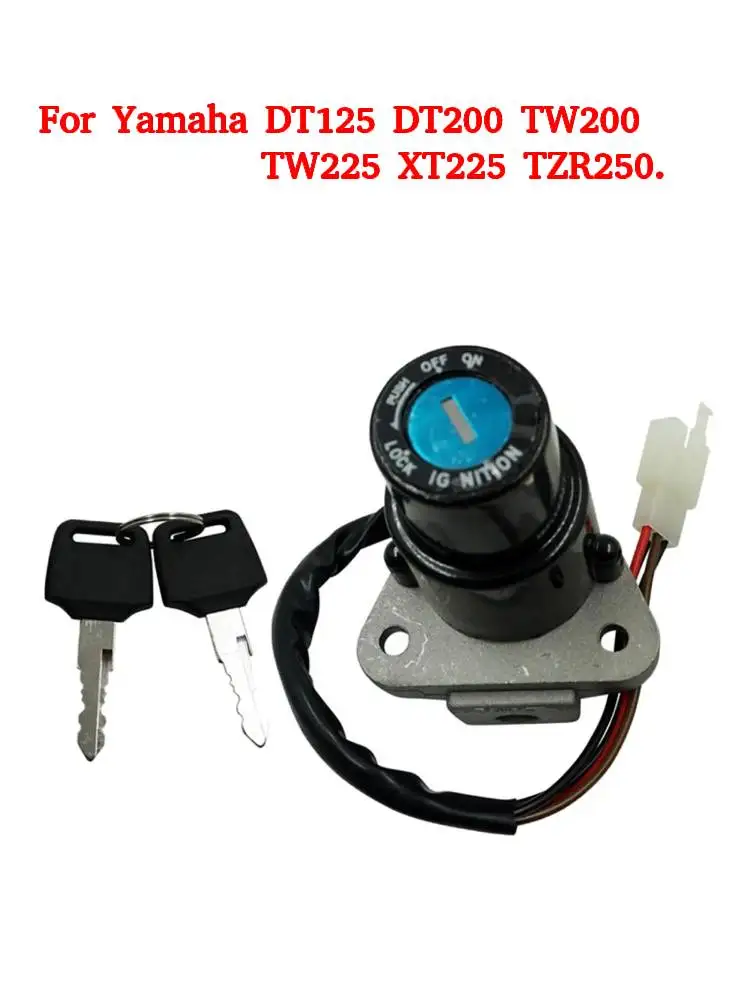 Universal Motorcycle Motorbike Ignition Switch Key Electric Door Lock ...