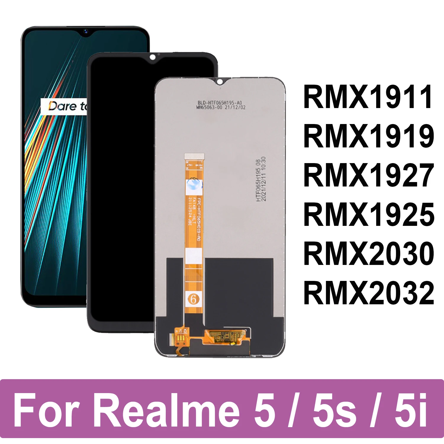 Bloc-cran-tactile-LCD-pour-Realme-5-5i-5s-RMX1927-RMX1925-RMX2030 ...