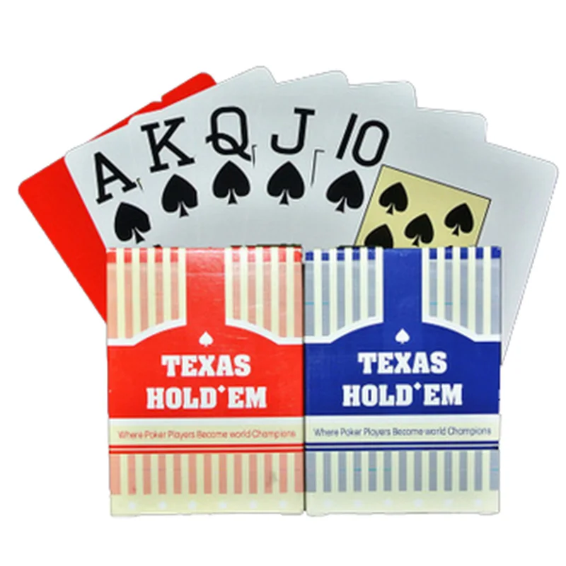2-Sets-Lot-Classic-Texas-Poker-Cards-Big-Typeface-Plastic-Cards ...