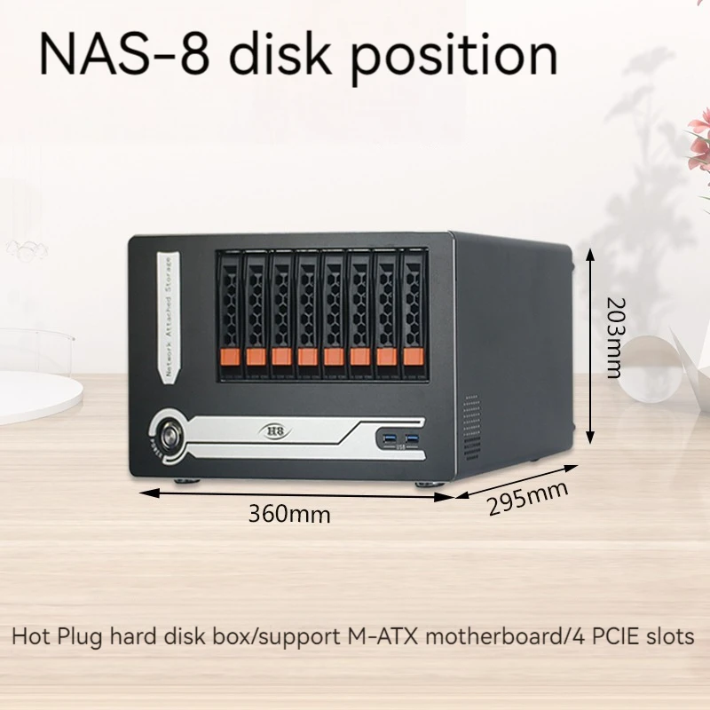 Home-Storage-Hot-Plug-Chassis-6bays-Nas-Server-Case-Nas-8-Sata ...