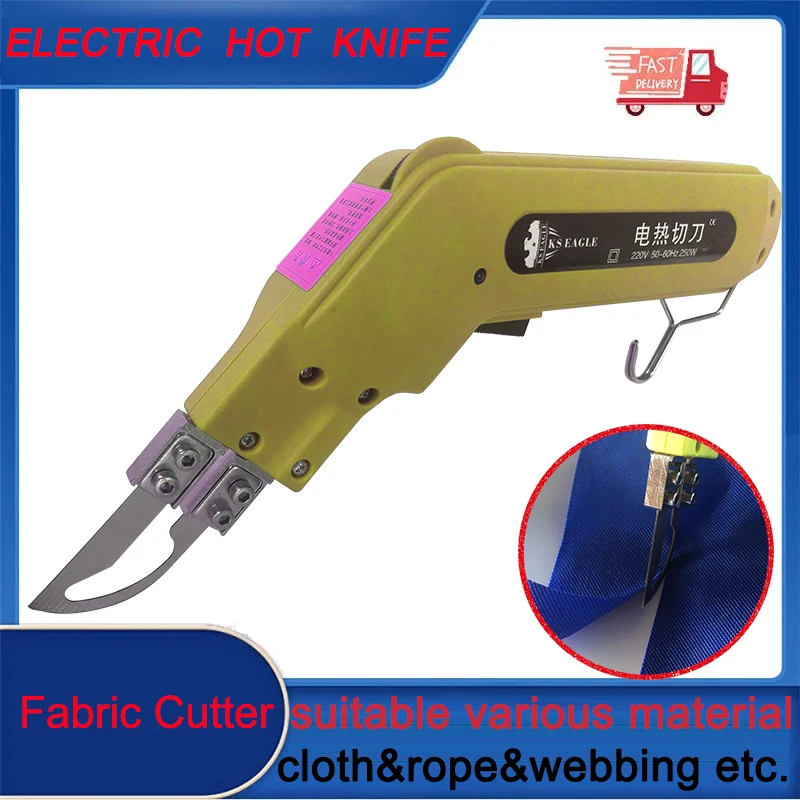 Handheld-Portable-Electric-Knife-Fabric-Cutter-Knife-Webbing-Cloth ...