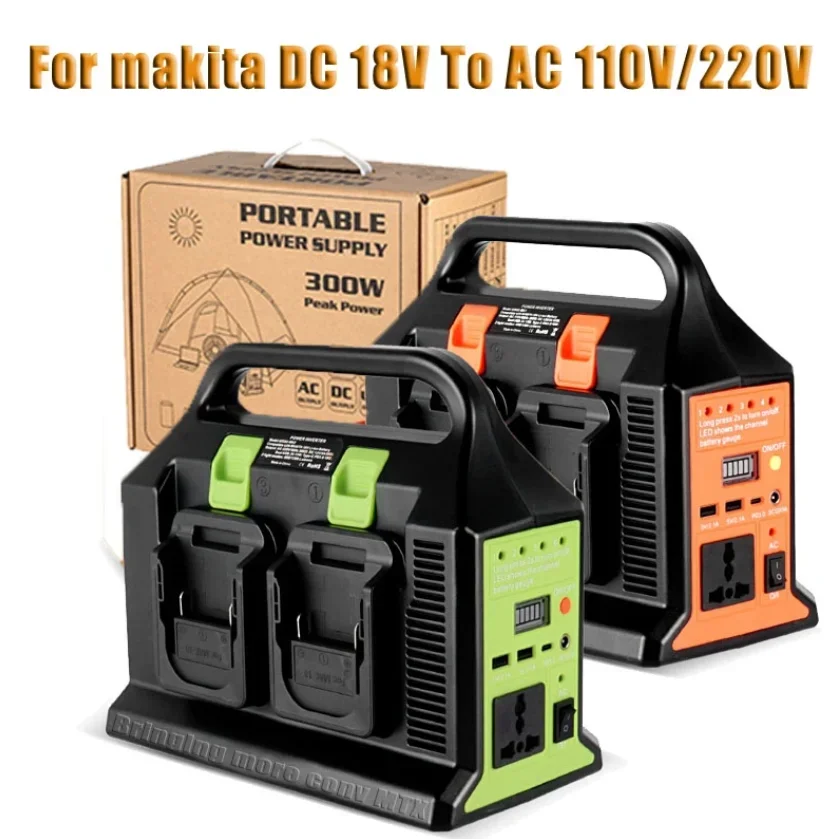 300W-4-Dual-Outdoor-Mobile-Inverter-Power-Bank-110V-220V-Lithium ...