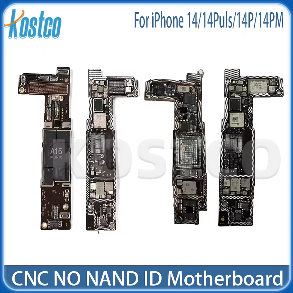 CNC CUT Motherboard For IPhone 14 Pro Max 4G 5G Logic Board Polishing ...