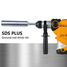 Ground Rod Driver Bit 15mm Earth Stake Rotate Hammers Drill Grounding ...