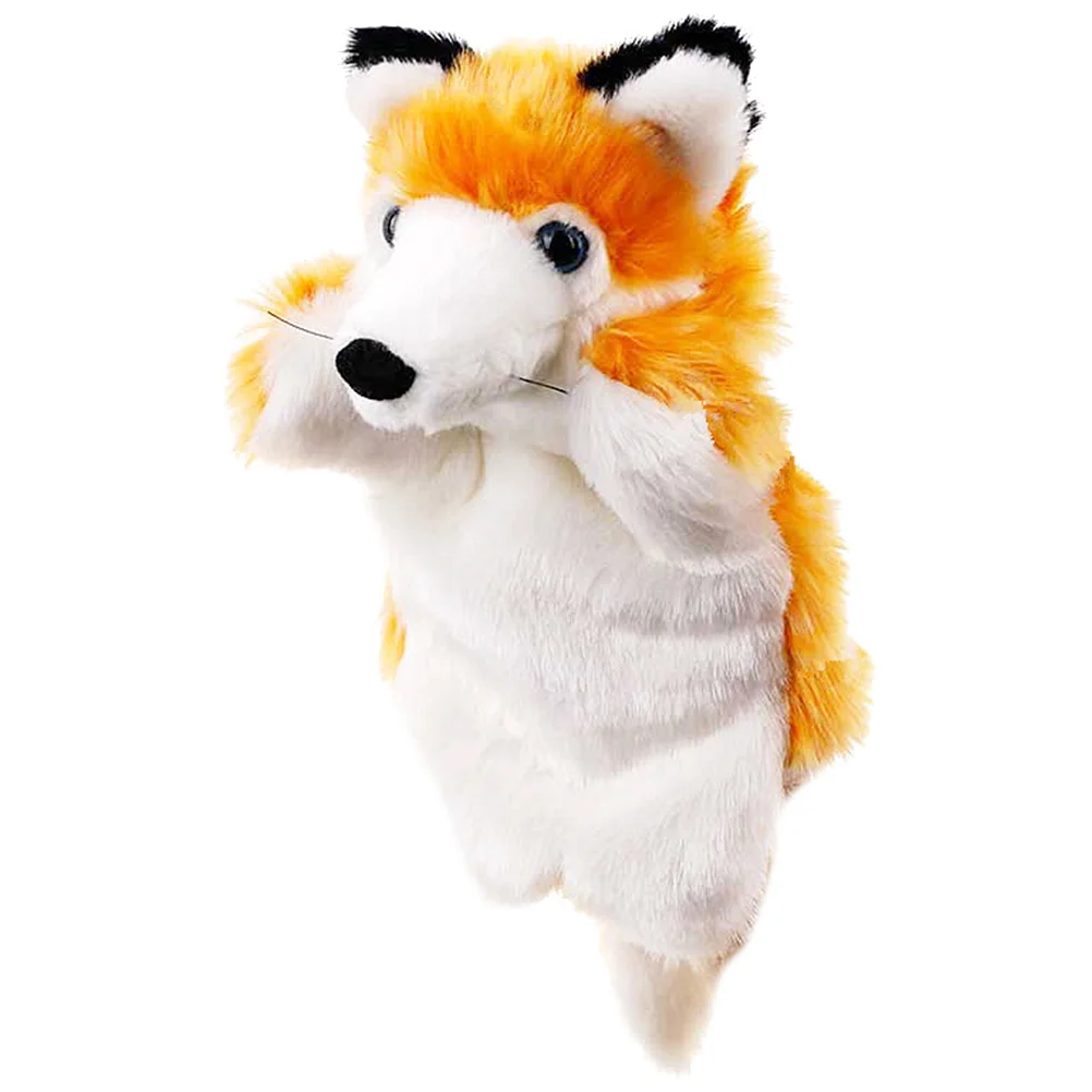 Toyandona-Hand-Puppets-Plush-Fox-Hand-Puppets-Soft-Furry-Stuffed-Animal ...