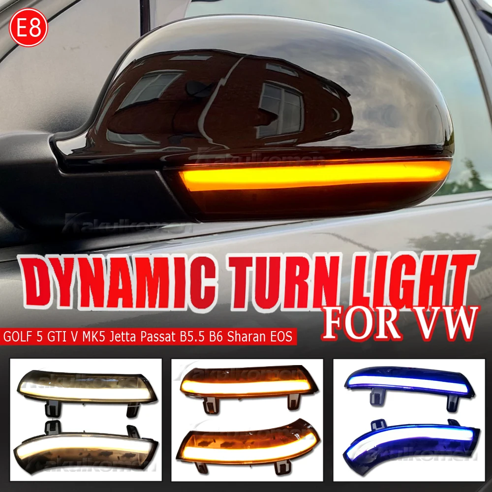Dynamic-Turn-Signal-LED-Rearview-Mirror-Indicator-Blinker-Repeater ...