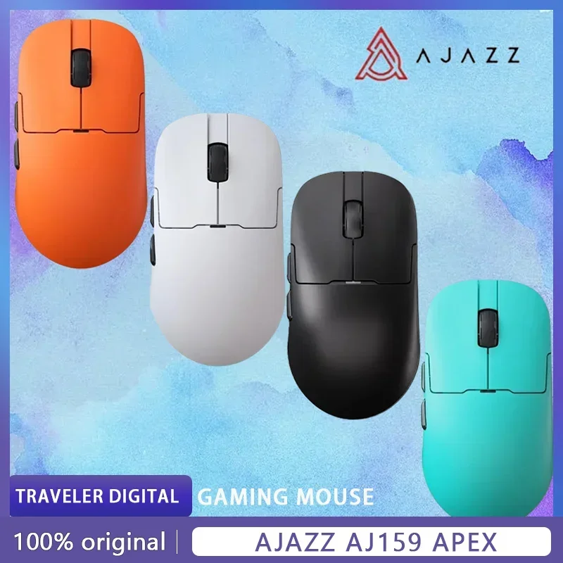 Ajazz-AJ159-APEX-Wireless-Magnetic-Mouse-Tri-Mode-PAW3950-RGB-Sensor-8K ...