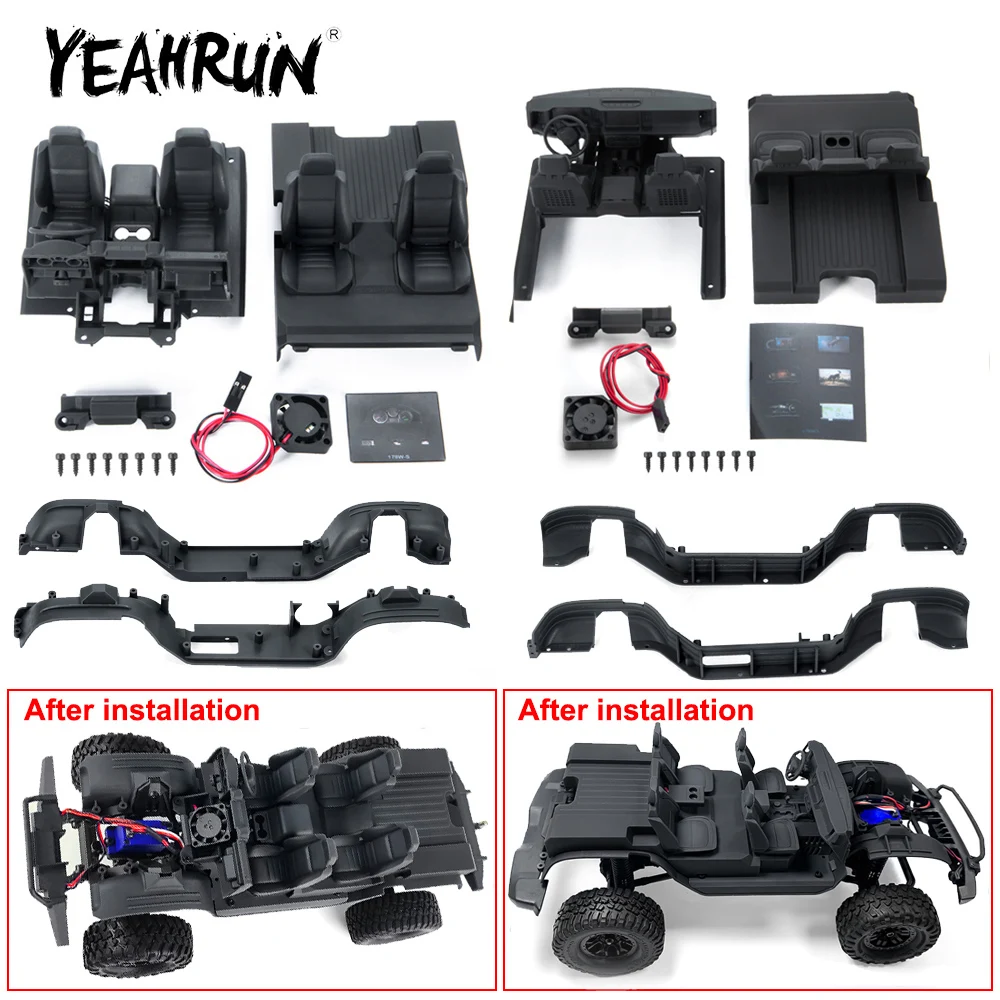 YEAHRUN-TRX4M-Simulation-Interior-Seat-Fender-for-TRX-4M-Bronco ...