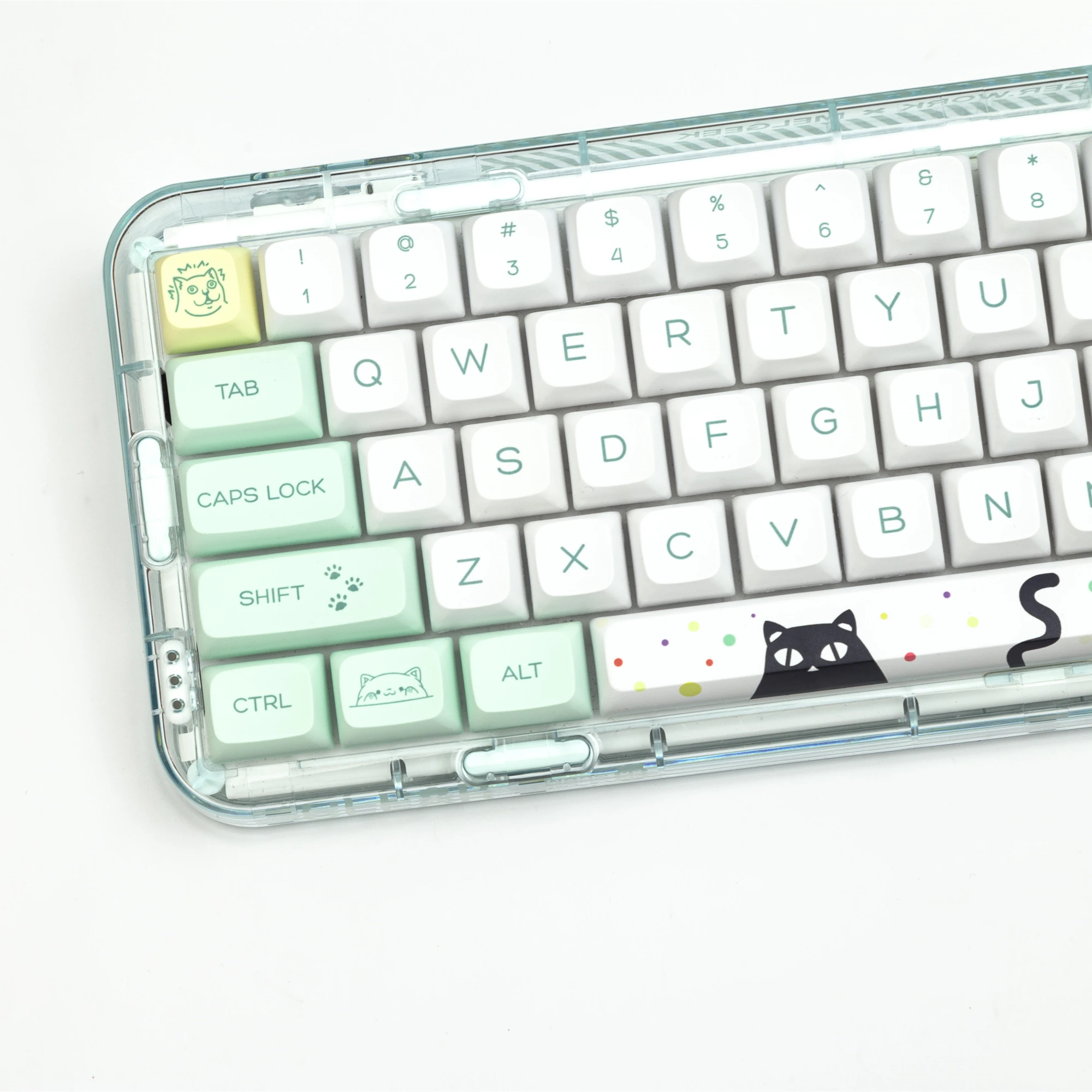 QSA-Profile-135-Keys-Weird-Cat-Keycaps-PBT-Dye-Sublimation-Mechanical ...