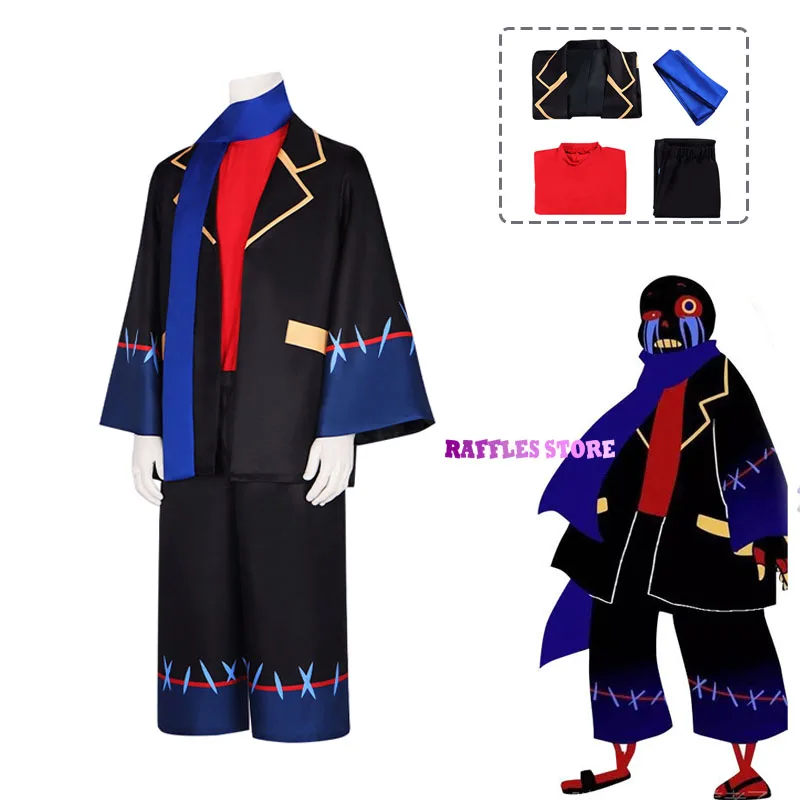 Anime-Undertale-Error-Sans-Cosplay-Costume-Adult-Men-s-Game-Set-Scarf ...